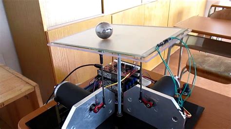 Ball And Plate State Space Observer Control With Position Control Of Pmdc Motors Youtube