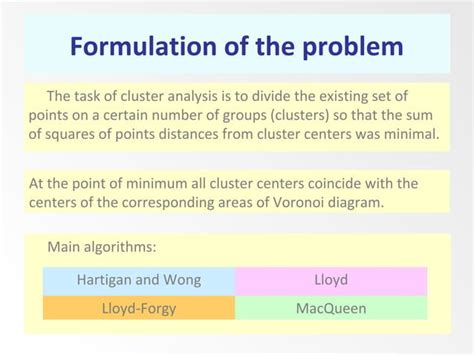 Cluster Analysis Using K Means Method In R Ppt