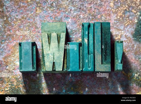 I Will Exclamation Made From Wooden Letterpress Type On Rusty Metallic