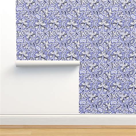 Mud Map Looks Like Butterflies Wallpaper Spoonflower