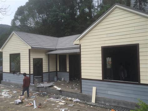 Prefabricated Modular House Light Steel Structure House With Asphalt