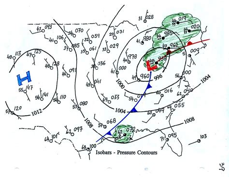 How To Read A Surface Weather Map Map