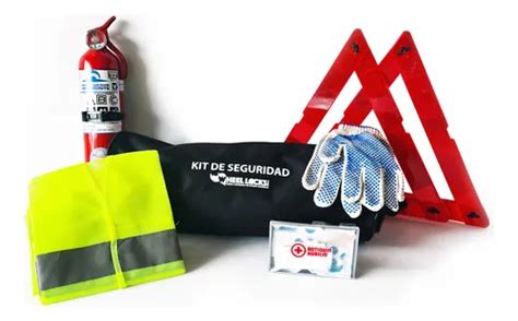 Kit Seguridad Reglamentario Auto 7 En 1 Vtv Con Matafuego