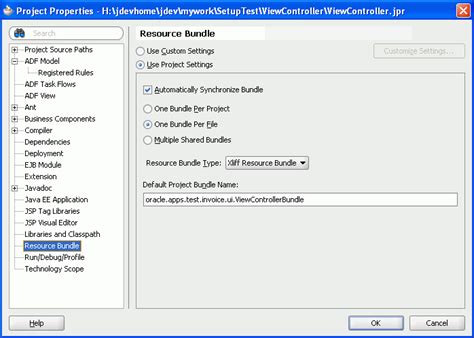 setting up your jdeveloper workspace and projects 11g release 4 11 1 4