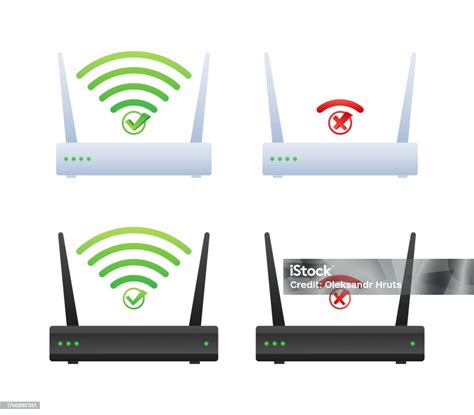 Router Wifi Berbeda Dengan Simbol Berbeda Router Wifi Jaringan Modem