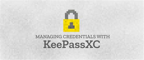 Managing Credentials With Keepassxc Fedora Magazine