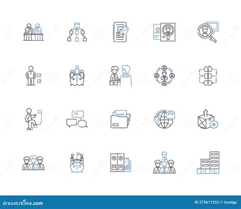 Syndicate Line Icons Collection Syndication Collaboration Partnership Alliance Nerk Joint