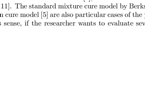 Estimated Survival In The Zero Inflated Cure Rate Survival Model With