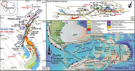 Simplified Geological Maps Of A The Antarctic Peninsula Modified