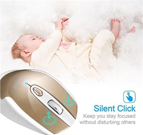 Leadsail Lx 002 Wireless Mouse For Laptop Silent Cordless Usb Mouse Wireless Optical Computer