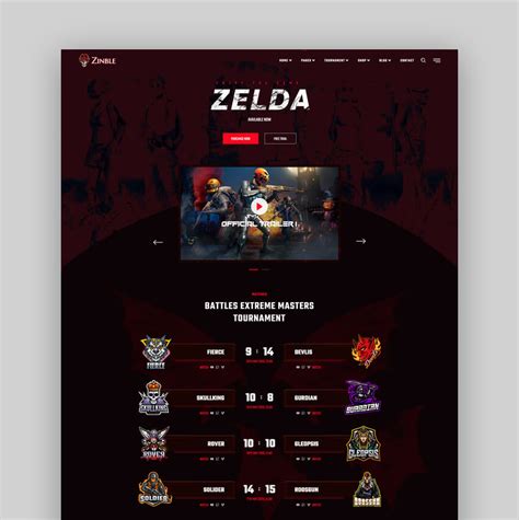 Awesome Fun Gaming Website Templates Html Free Premium