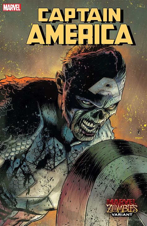 Captain America 21 Marvel Zombies Variant By Patch Zircher Comic Art