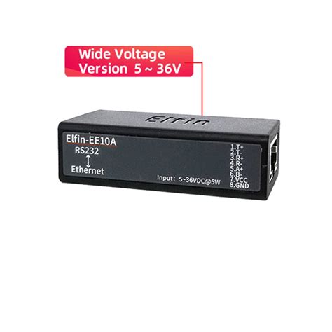 MODBUS ELFIN EE A RS To Ethernet Extended Power Supply Connection Device