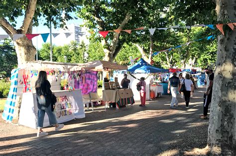 Feria de artesanos en la plaza Este miércoles es el último día