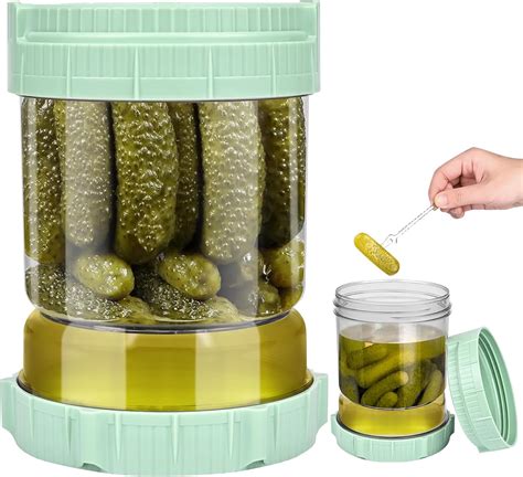 Coynor Pickle And Olive Jar With Strainer Flip 50oz