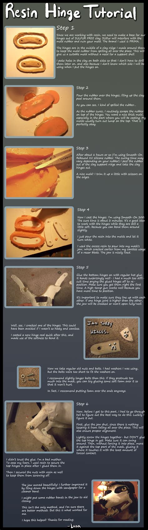 Fursuit Resin Jaw Hinge Tutorial By Lunafex On DeviantART Fursuit