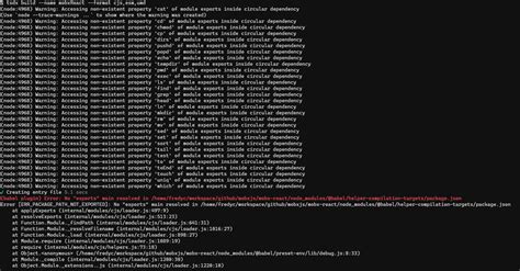 No Exports Main Resolved In Babelhelper Compilation Targets