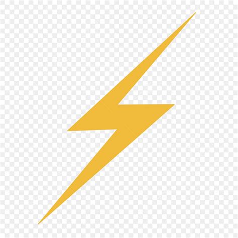 Значок желтой молнии Png молния клипарт молния гром Png картинки и пнг Psd рисунок для