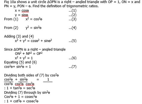 Lesson Note On Trigonometric Identities And Graphs Of Inverse