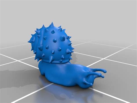 Spiked Snail By Electronlove Download Free Stl Model