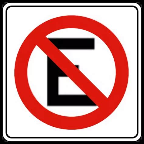 Señal De Tránsito Prohibido Estacionarse Restrictivas