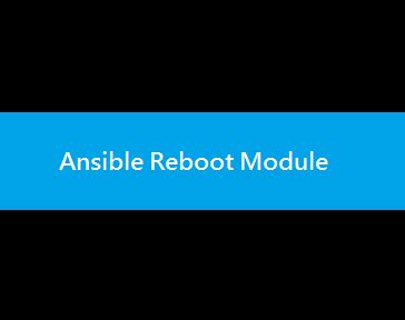Ansible Reboot Module Shutdown Command Not Found On Linux UnixArena