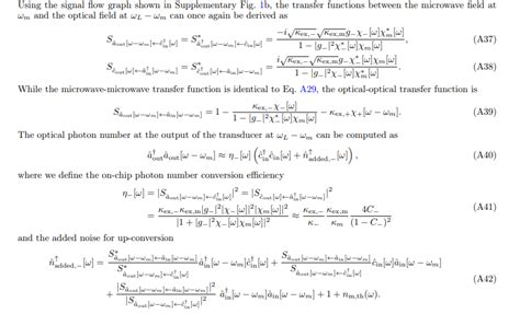 Bidirectional Microwave Optical Transduction Based On Integration Appendix A Theory