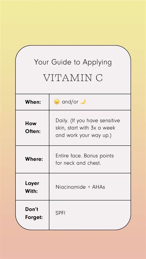 How To Apply Vitamin C Artofit