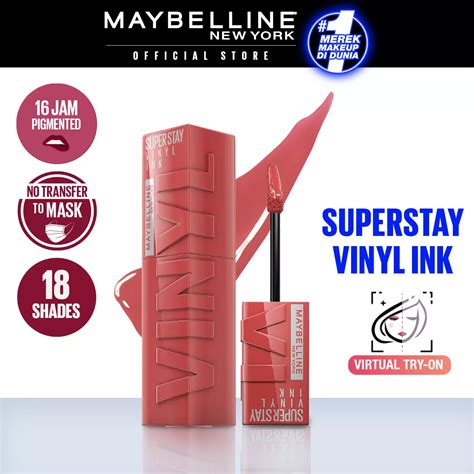 Jual Maybelline Maybelline Superstay Vinyl Ink Peachy Lippy