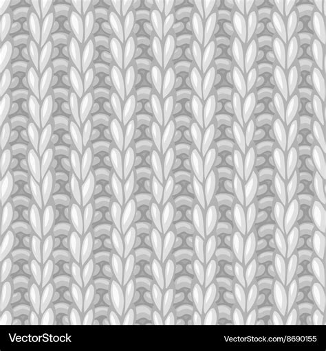Seamless Ribbing Stitch Pattern Royalty Free Vector Image