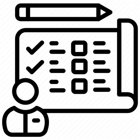 Employee Survey Report Performance Sampling Icon Download On