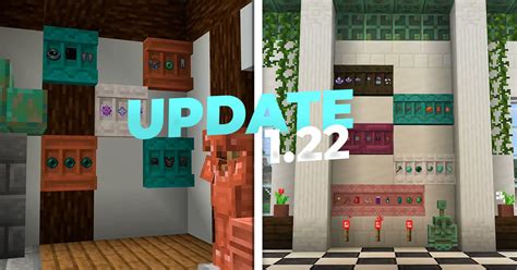Listamc Minecraft 1 22 Update Copper Golem Shelf Shaders Guide Minecraft Server List