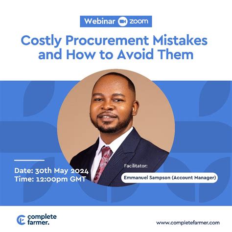 Learn About Costly Procurement Mistakes In Less Than An Hour Complete