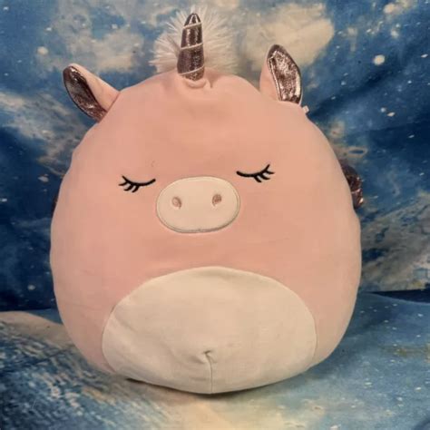 Squishmallows Official Kellytoy Large Plush 12” Ilene The Pink Unicorn