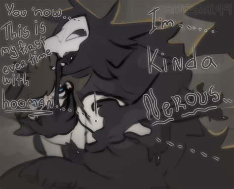 Rule 34 Anal Anal Sex Anthro Aroused Face Black Body Black Goo Blue