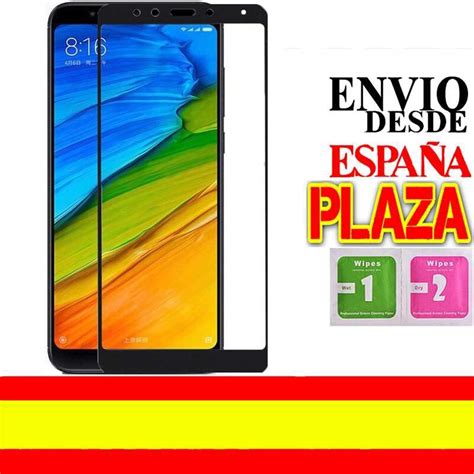 Protector De Pantalla Compatible Xiaomi Redmi 5 Negro Completo De