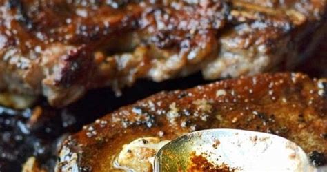 Pan Seared Garlic Rib Eye Steak Butter Your Biscuit Homemade