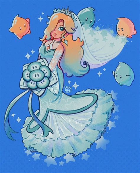 Rosalina In Wedding Dress Because Umm Shes My Wife 🤭💙 Supermario