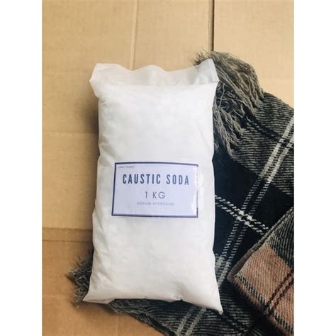 1 Kg Sodium Hydroxide Caustic Soda Or Lye For Soap Making Shopee