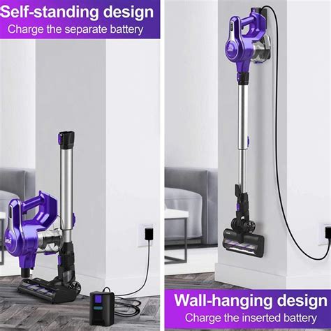 Inse S6 Purple Cordless Handheld Vacuum Cleaner Combo With E6 2200pa