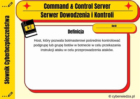 command and control server serwer dowodzenia i kontroli cyberwiedza