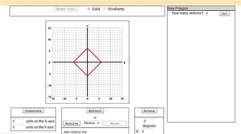 Build And Transform Polygons In Cartesian Coordinate System