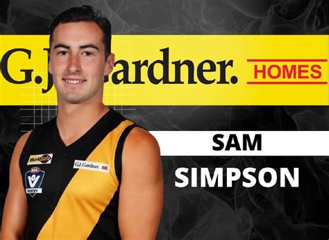 Springbank Tigers Sign Afl Grand Final Player Sam Simpson The Courier