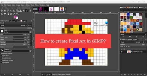 How To Draw Pixel Art In Gimp