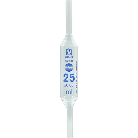 PIPETTE VOLUMETRIC CLASS AS 25ML X 0 03ML Perth Scientific