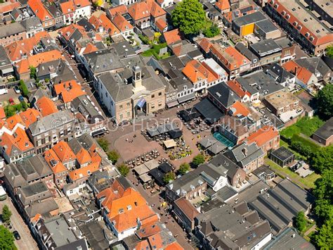 Aerophotostock Harderwijk Markt Luchtfoto Met Het Oude Stadhuis