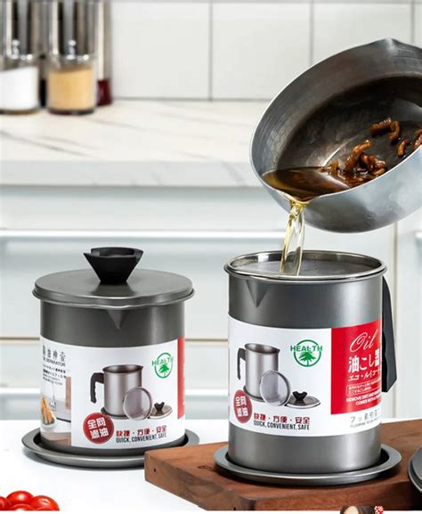 Adkartz™ Stainless Steel Oil Stainer Pot