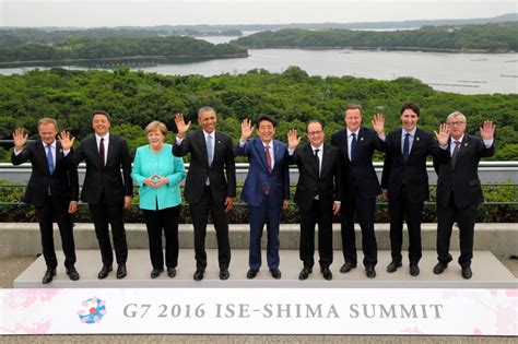 G7高峰會》 7國領導人聚首伊勢志摩 會談焦點「刺激全球經濟」 風傳媒