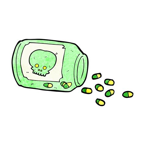 Cartoon Dangerous Pills 45211042 Png