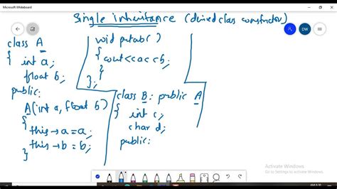 Cpp Lecture 23 Hierarchical Inheritance Constructor In Derived Class
